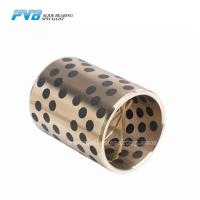 China CuSn12 Graphite Bronze Bearing DIN 1850 - 50 MPa Load Capacity Self-Lubricating Construction Bearing for sale