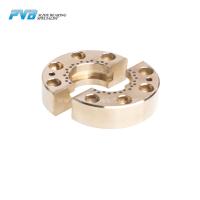 China CuSn12 Graphite Bronze Bearing DIN 1850 - 50 MPa Load Capacity Self-Lubricating Construction Bearing for sale