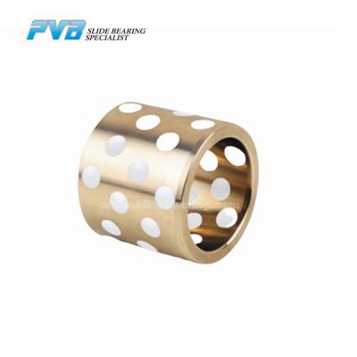 China JDB-80 SL4 PTFE Bronze Self-Lubricating Bearing for Marine Industry - 34 N/mm² Pressure, -40°C to +80°C Range for sale