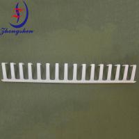 China 416MM White Egg Collecting Finger For Poultry Layer Chicken Cage for sale