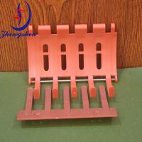 China ABS Red Egg Collection Claw 142MM For Battery Layer Chicken Cage for sale