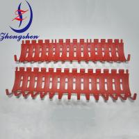 China Red 42CM Egg Collection Finger For Layer Chicken Cage Spare Parts for sale