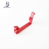 China Bright Red Automation Egg Conveyor Belt Clips For Layer Cage for sale