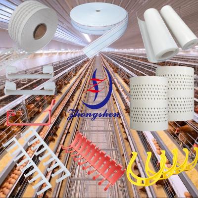 China Zhongshen New PP5 Polypropylene Poultry Manure Belt with Lower than 0.3% Egg Broken Rate and Customized Width Length for sale