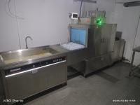 China Restaurant Hotel Automatic Conveyor Type Small Long Dragon Dishwasher for sale
