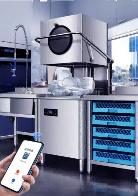 China Hotel Used Conveyor Dishwasher For Commercial Kitchen Easy Operation for sale