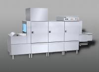 China 380V Large Commercial Dishwasher Flight Type Intelligent Touch Control for sale