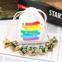 China Resin Unique RPG Dice Set Polyhedral Handcraft For Tabletop Gaming for sale