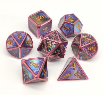 China OEM Nontoxic Bulk Polyhedral Dice Sets , Wear Resistant Polyhedral 7 Die for sale