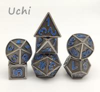 China Durable Professional RPG Dice Set Zinc Alloy Material For KTV Bar for sale
