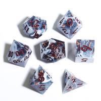 China Lightweight Polyhedron Resin RPG Dice Multipurpose Hand Pouring for sale