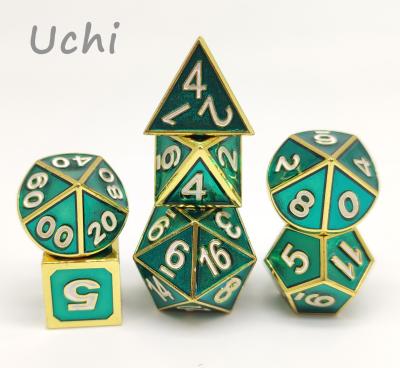 China OEM Lightweight Polyhedral Metal Dice Multipurpose Practical for sale