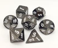 China Odorless Antiwear Metal Dice RPG , Hand Polished Heavy Dice Set for sale