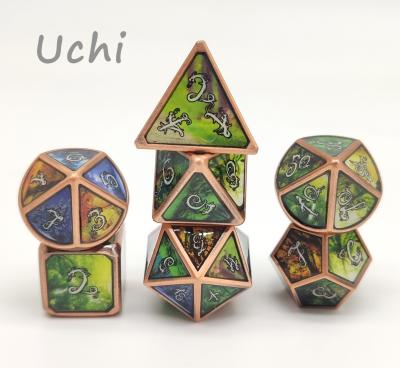 China Sturdy Practical Miniature Dice Set , Wear Resistant Micro DND Dice for sale