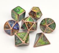 China Luxury Themed Mini RPG Dice Sets Neat Sharp Edges For Shadowrun for sale