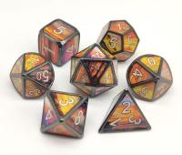 China Handcraft Polyhedron Mini RPG Dice Zinc Alloy Material For Collection for sale