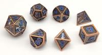 China Zinc Alloy DND Mini RPG Dice Set 7 Pcs Polyhedron Wear Resistant for sale