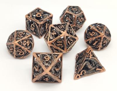 China Hand Polished Mini RPG Dice Set Durable Wear Resistant Luxury for sale