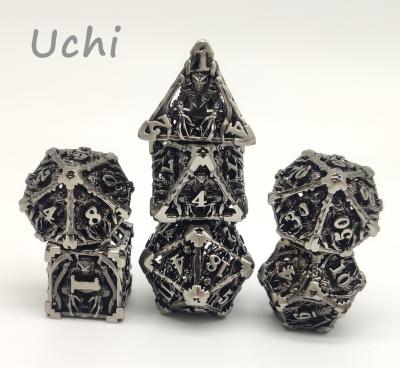 China Odorless Lightweight Mini Dice Set , Multipurpose Tiny Metal Dice for sale