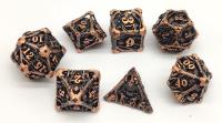 China Neat Sharp Edges Mini RPG Dice DND Hand Carved Durable For Savage World for sale