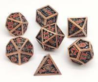 China Handmade Antiwear Resin Polyhedral Dice Portable For Shadowrun for sale