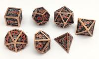 China Handmade Antiwear Resin Polyhedral Dice Portable For Shadowrun for sale
