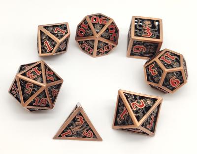 China Practical Bulk Custom Polyhedral Dice Set Odorless Manual Grinding for sale