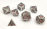 China Sturdy Portable Cool Polyhedral Dice Set , Odorless Sharp Edge Resin Dice for sale