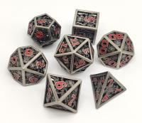 China Antiwear Durable Polyhedral Resin Dice , Odorless Sharp Edge RPG Dice for sale