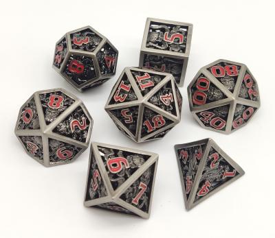 China Antiwear Durable Polyhedral Resin Dice , Odorless Sharp Edge RPG Dice for sale