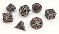 China Wear Resistant Resin Polyhedral Dice set Practical For Collection for sale