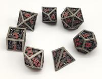 China Wear Resistant Resin Polyhedral Dice set Practical For Collection for sale