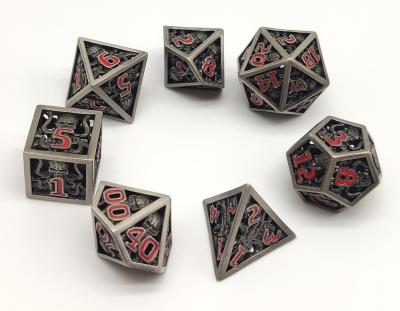 China Wear Resistant Resin Polyhedral Dice set Practical For Collection for sale