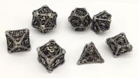 China Luxury Metal Mini Polyhedral Dice Set 7 Piece Odorless Lightweight for sale