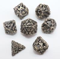 China ISO9001 Metal Mini Polyhedral Dice Hand Polished Size 16-21mm for sale