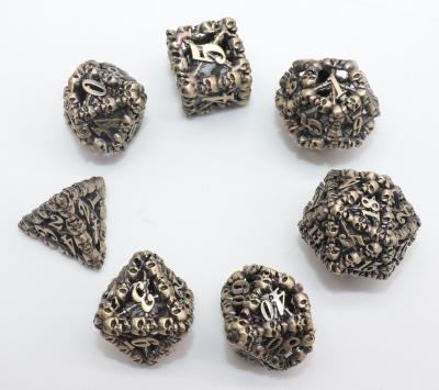 China Luxury Odorless Tiny Polyhedral Dice Bulk D10 D12 D20 Multicolor for sale