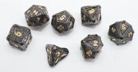 China CE Hand Carved Miniature Dice Set Multipurpose Polyhedral Polishing for sale
