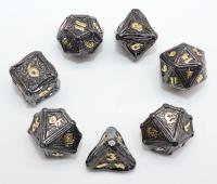 China CE Hand Carved Miniature Dice Set Multipurpose Polyhedral Polishing for sale