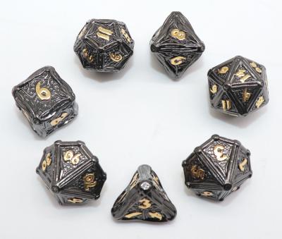 China CE Hand Carved Miniature Dice Set Multipurpose Polyhedral Polishing for sale