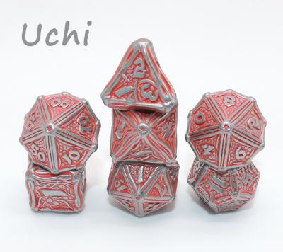 China Antiwear Practical Mini Polyhedral Dice Set Handcrafted Durable for sale