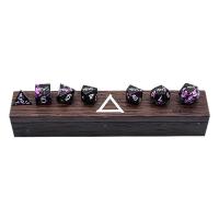 China Manual Grinding Polyhedral Dice Set Odorless Multipurpose 7 Piece for sale