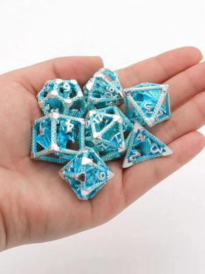China Night Light Dice Luxury 7 Pcs Set Custom DND Polyhedral led luminous for sale
