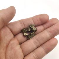 China Custom Colorful Plastic Mini Polyhedral Dice Set For Gifts And Collections for sale