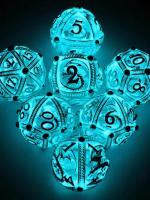 China Polyhedron Dungeons and Dragons in the Dark DND Resin Dice Custom Sharp for sale
