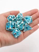China Hot selling Polyhedral Luminous Night Light In The Dark led Dice Set for sale