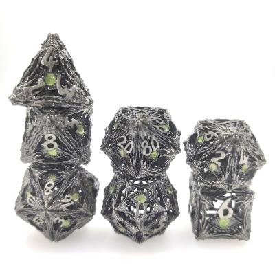 China Dice Wear Resistant Edge Resin Portable For Shadow Run Dungeons and Dragons RPG for sale