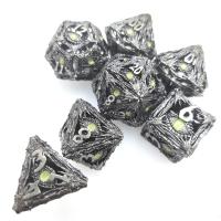 China Polished Odorless Mini Resin Polyhedral Sturdy Nontoxic  Metal Anti Wear Hand Carved for sale