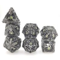 China Polished Odorless Mini Resin Polyhedral Sturdy Nontoxic  Metal Anti Wear Hand Carved for sale