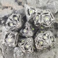 China Polyhedral Dice Edge Resin  Gemstone Translucent  Hand Carved Durable For Savage World for sale
