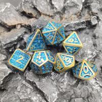 China For Dungeon And Dragon Made Dice Sets pokemon card Metal Dice Polyhedral for sale